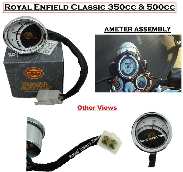 ROYAL ENFIELD OLD Classic 350cc & 500cc "Ammeter Assembly" EUR 36,92 - PicClick FR