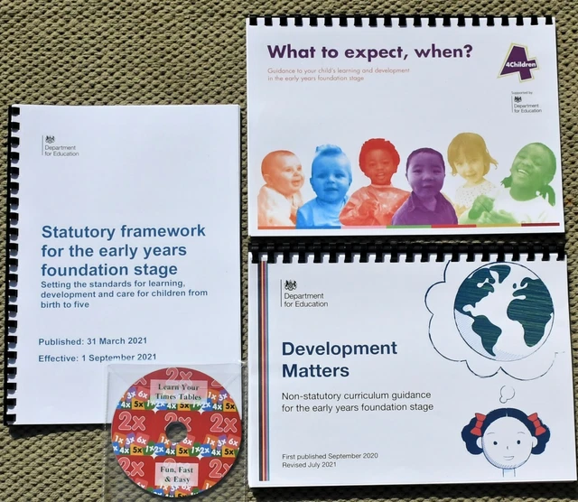 EYFS 2021 DEVELOPMENT Matters & 2021 Statutory Framework & What To ...