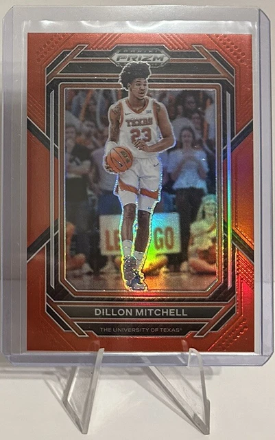 CARTON ROUGE DILLON MITCHELL 2023 Panini Prizm Draft Picks #35 #d73/299 ...
