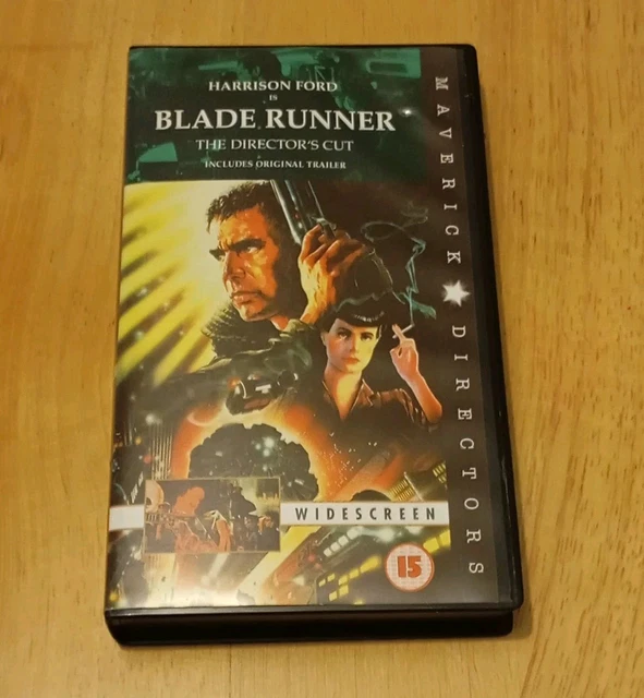 BLADE RUNNER THE Director's Cut VHS Video Cassette Tape £3.32 - PicClick UK
