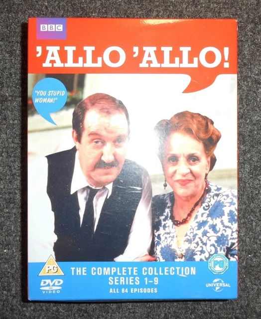 'ALLO 'ALLO! THE Complete Collection Series 1-9 New Sealed DVD Rated PG - CG E37 £7.99 - PicClick UK