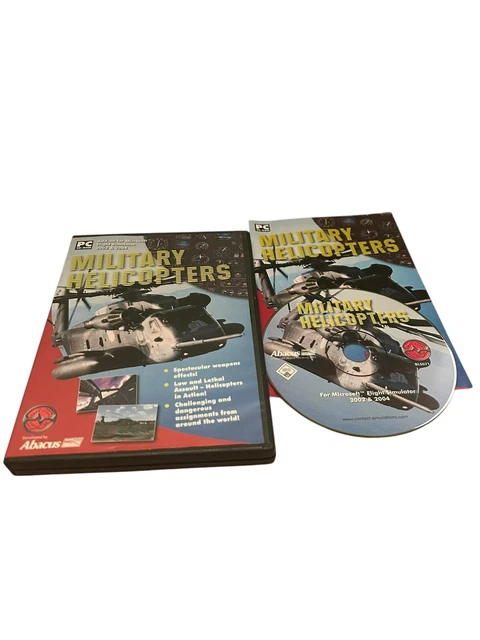 MILITARY HELICOPTERS PC Add On Flight Simulator Sim 2002 & 2004 FS2002 ...