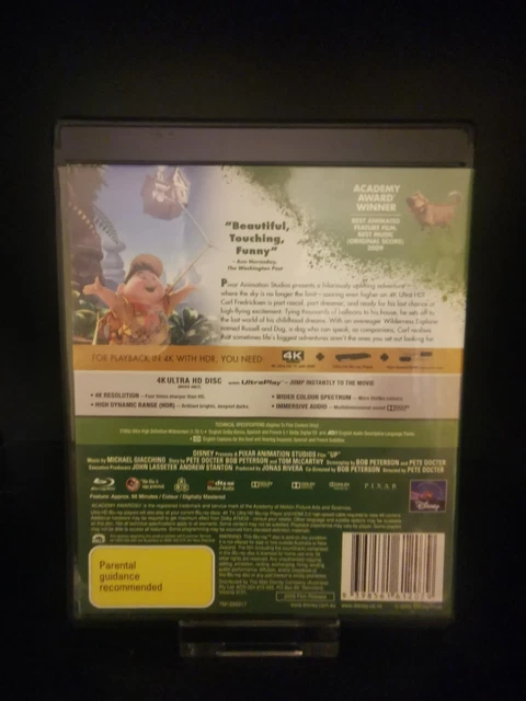 DISNEY PIXAR UP 2009 4K Blu Ray AUS Import Region Free See Description ...