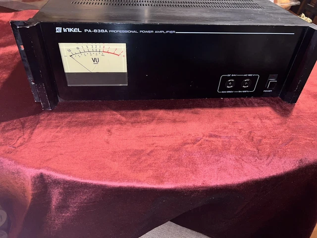 AMPLIFICATEUR DE PUISSANCE professionnel INKEL PA-838A RARE EUR 108,82 - PicClick FR