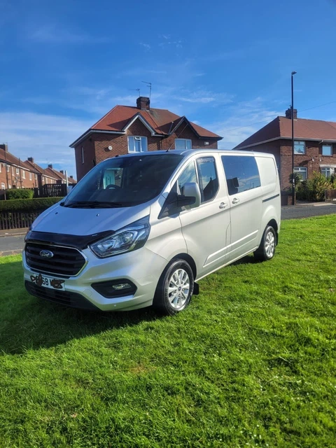 FORD TRANSIT CUSTOM limited crew van manual 68 reg £14,995.00 - PicClick UK