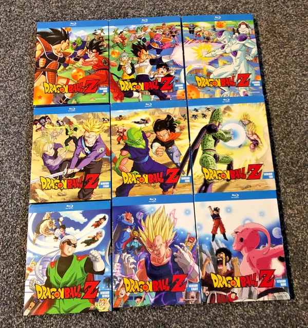 COMPLETE DRAGON BALL Z Remastered Blu-Ray Box Set English Season 1-9 ...