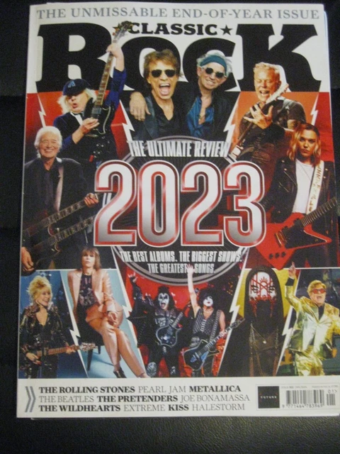 CLASSIC ROCK MAGAZINE Jan 2024 Ultimate 2023 Review + calendrier ...