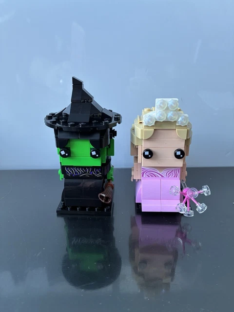 LEGO BRICKHEADZ 40794 Wicked: Elphaba & Glinda. Complete With Box ...