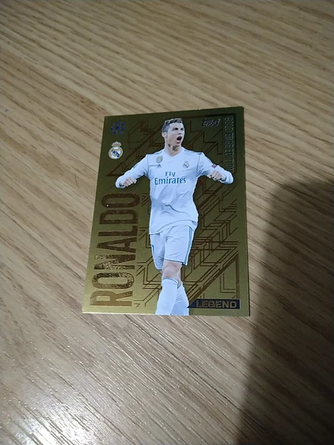 TOPPS MATCH ATTAX 2024/25 Cristiano Ronaldo Real Madrid Gold Edge ...