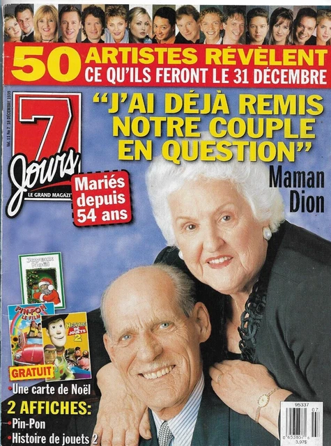 7 DAY MAGAZINE-TERESA Adhemar Dion Celine-Pokémon-Johnny Depp-Kate ...