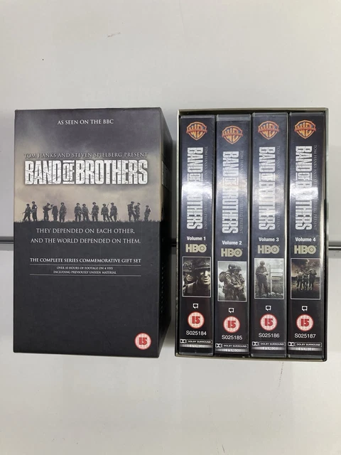 BAND OF BROTHERS VHS Tapes Boxset 2002 Complete Series Gift Set VCR £9. ...