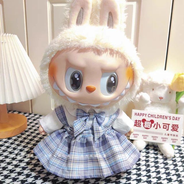 POPMART LABUBU THE Monsters Plush Doll Diy Spring Garden Dress Hair ...