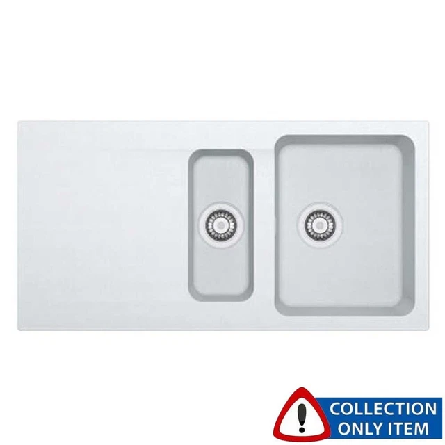 FRANKE ORION 1.5 Bowl White Tectonite Kitchen Sink *Grade C* £35.00 ...