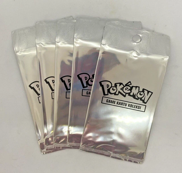 5 PACKS KFC Promo Pokemon Cards Indonesia (Charizard, Pikachu, & more ...