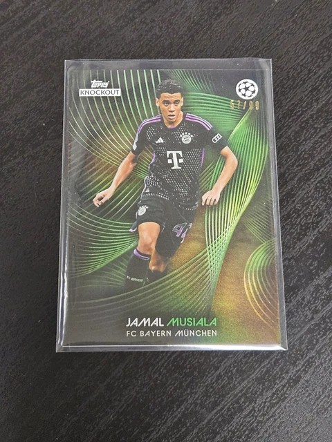 JAMAL MUSIALA /99 Green FC Bayern Munich 2024 Topps UCL Knockout Set £0 ...