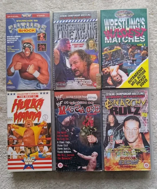 WWE WWF WRESTLING Vintage VHS Video Bundle x6 Untested. £24.99 ...