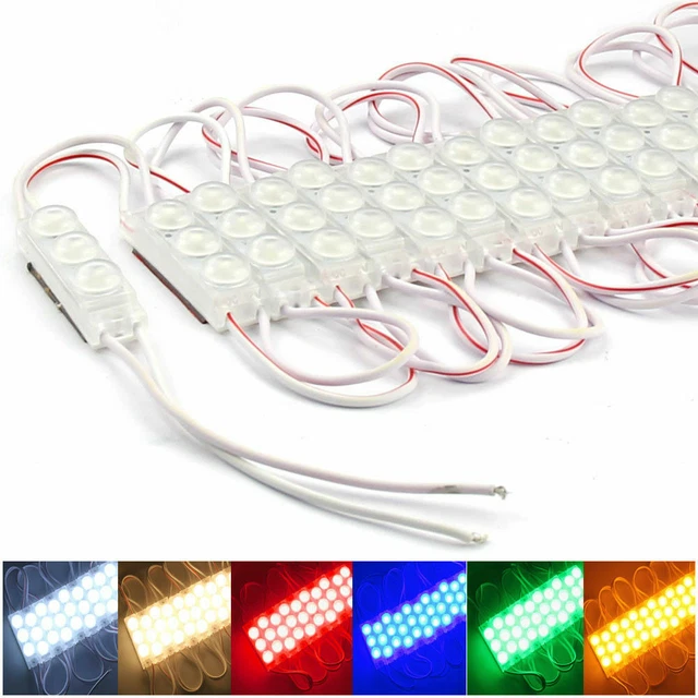SUPER BRIGHT 3LEDS 2835 Module LED Strip Light IP65 Waterproof Small ...
