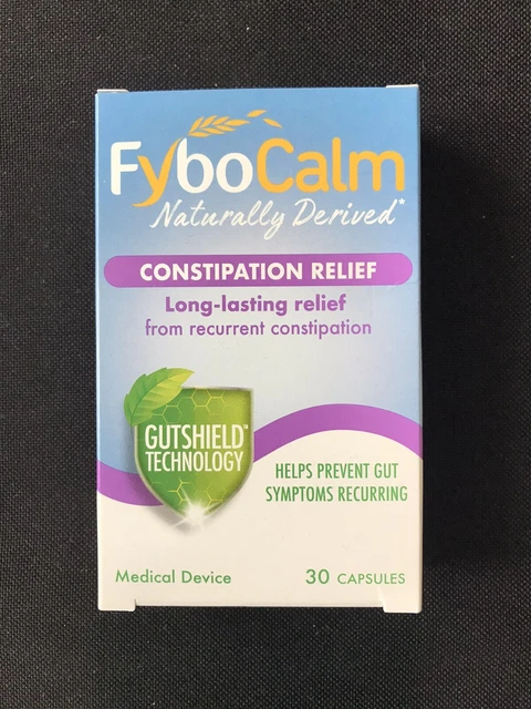 FYBOCALM CONSTIPATION RELIEF, 30 Capsules, Long Lasting Relief for IBS ...