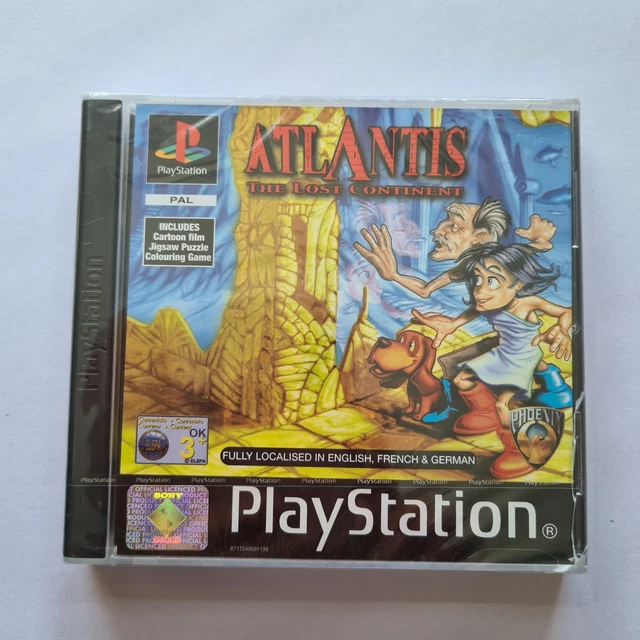 ATLANTIS THE LOST Continent Ps1/Psx Total Gamer Range £9.99 - PicClick UK