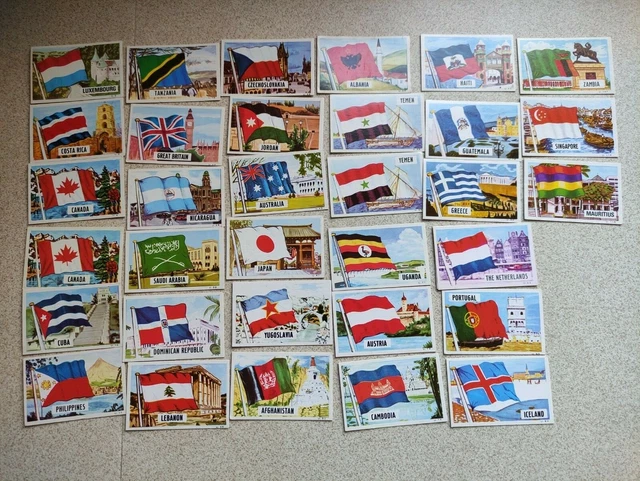 DANDY GUM FLAG Parade Cards Mixed (Qty Of 33) £15.00 - PicClick UK