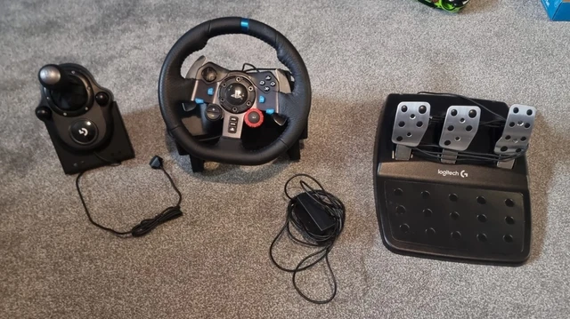 LOGITECH G29 STEERING Wheel, Pedals and Shifter PC, PS3, PS4, PS5 ...