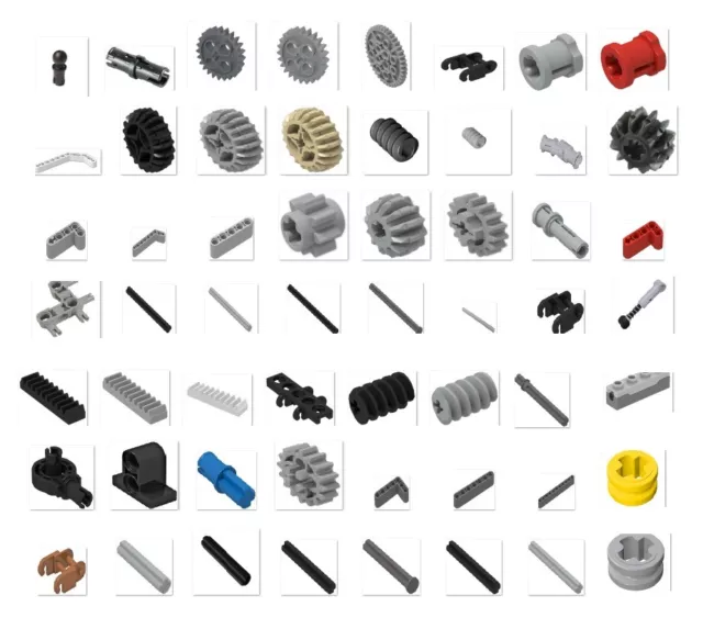 ☀️NEW! LEGO PICK YOUR LOT Technic Parts Pieces Beams Gears Pins Rods ...