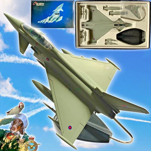 RARO RAF EUROFIGHTER Typhoon 1:48 (made in Lupa) Modello da collezione ...
