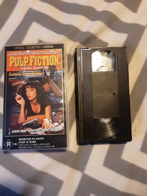 PULP FICTION VHS (Roadshow, 1994) Collectors Edition Widescreen Extra ...