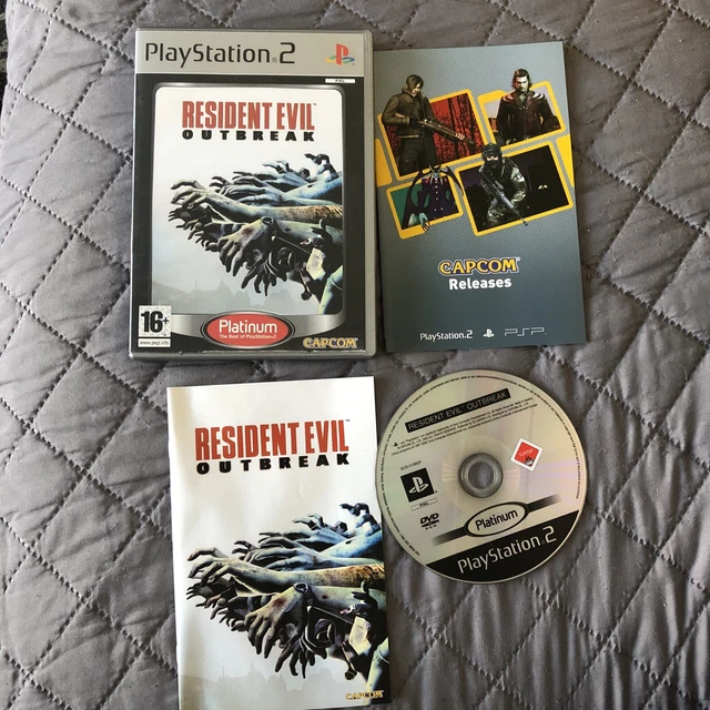 RESIDENT EVIL OUTBREAK Platinum Playstation 2 Game PAL Ps2 Capcom £9.00 ...