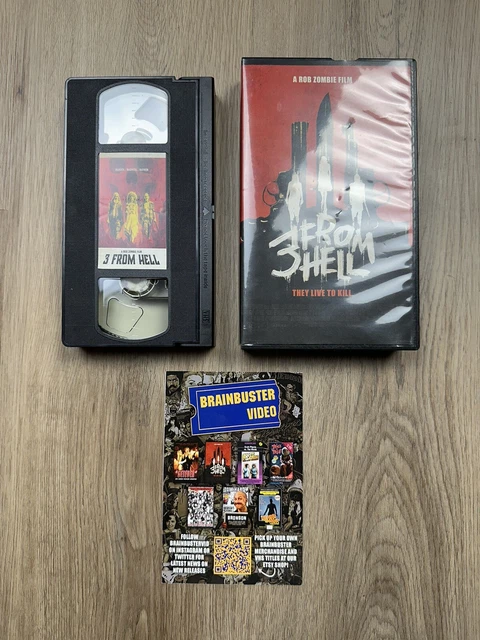 3 FROM HELL Rob Zombie Limited Edition Brainbuster Video VHS Horror ...