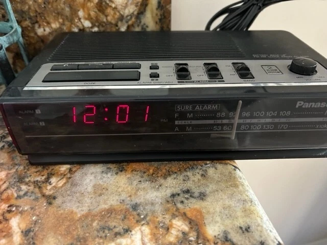 PANASONIC AM/FM ALARM Clock Radio Model #RC-6082 $33.79 - PicClick CA