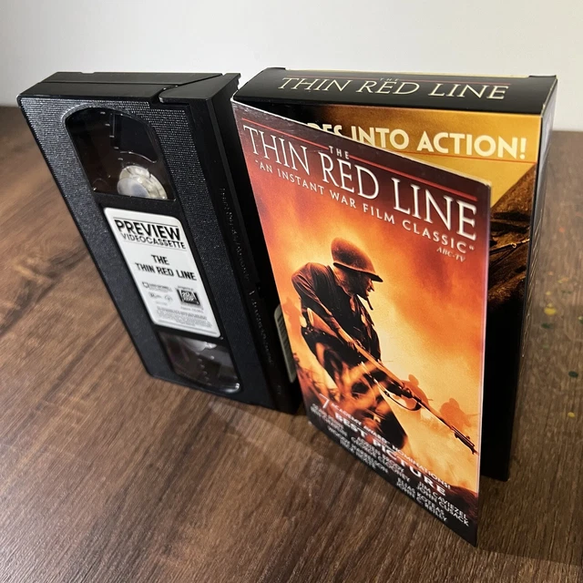 THE THIN RED Line - Full-Length Screener - Promo - VHS - 1999 - War ...