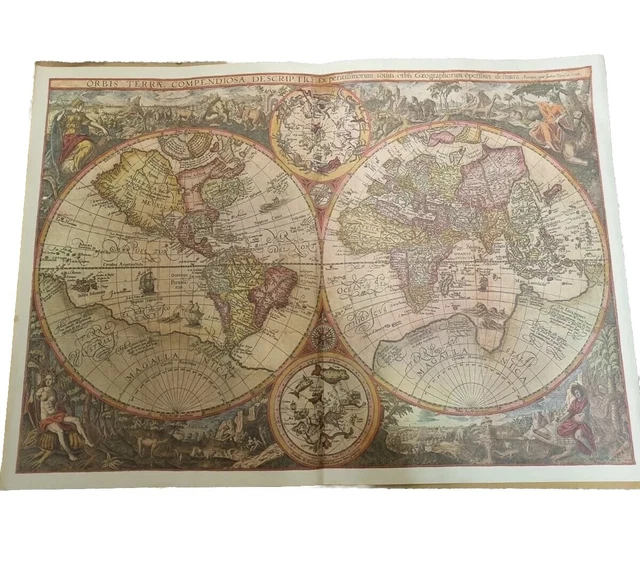 REPRODUCTION OF A Antique Map £20.00 - PicClick UK