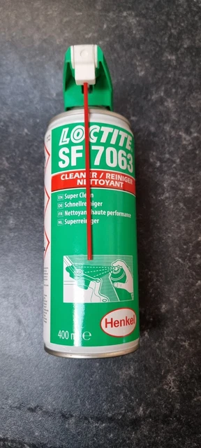 LOCTITE SF 7063 spray cleaner for cleaning and degreasing 400ml £6.50 ...