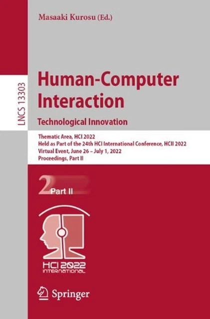 HUMAN-COMPUTER INTERACTION. TECHNOLOGICAL Innovation: Thematic Area ...