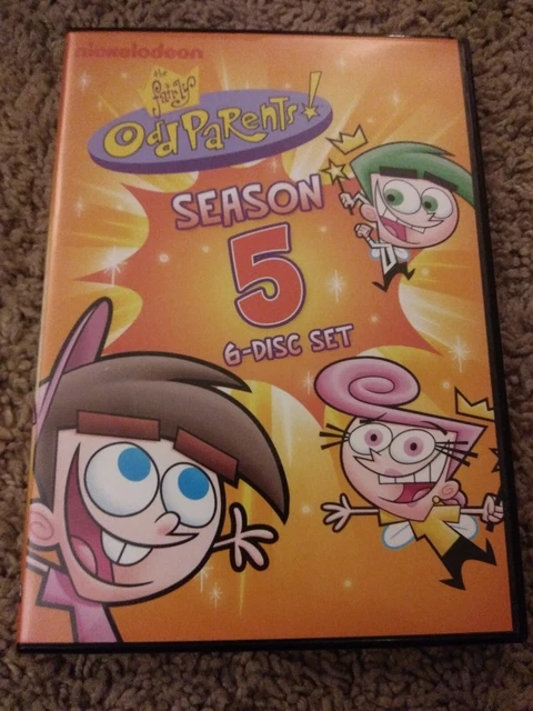 THE FAIRLY ODDPARENTS TV SERIES COMPLETE SEASON 5 DVD Nickelodeon 🔥RARE ...