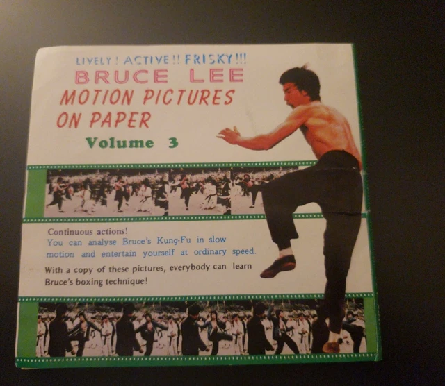 RARE BRUCE LEE Motion Pictures On Paper Vol 3, 2 Flick Books £200.00 ...