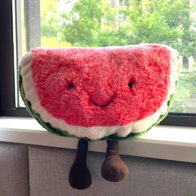 JELLYCAT WATERMELON FRUIT Plush Doll Toy Christmas Gift Tags+ Dust Bag ...