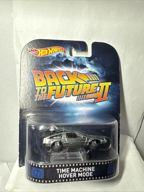 HOTWHEELS 1/64 🇨🇵 back to the future Time Machine Hover Mode Retro de ...