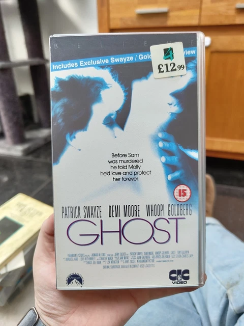 GHOST VHS PATRICK Swayze Demi Moore Video Tape £2.00 - PicClick UK