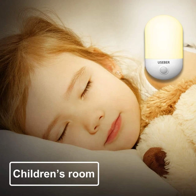 NIGHT LIGHT SOCKET [2 Pack],Plug in Wall Night Light Kids with Dusk to ...