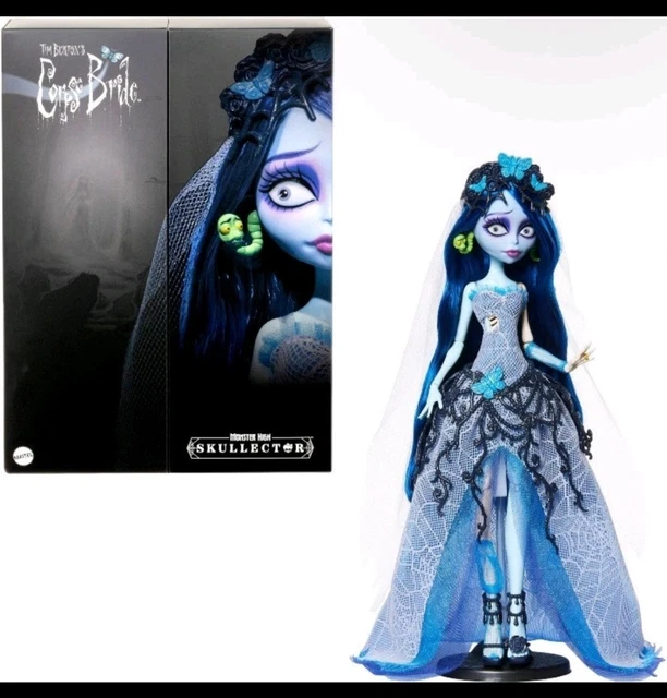 MONSTER HIGH TIM Burton's Corpse Bride Emily Skullector Doll New In ...
