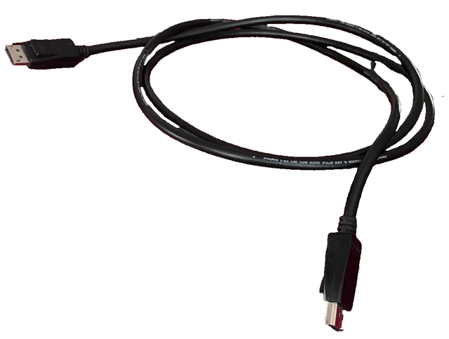 ORIGINAL AWM DISPLAYPORT zu Displayport Kabel Style 20276 P/N E326508 ...