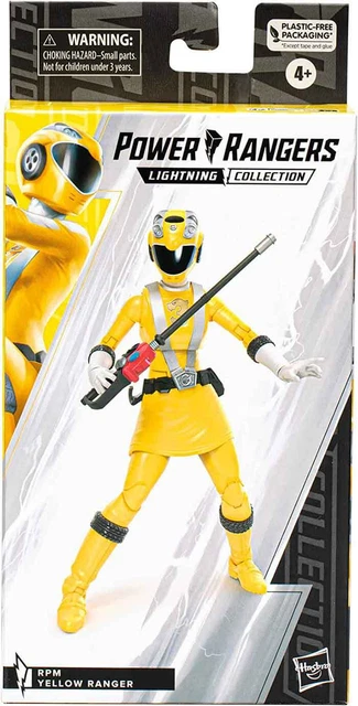 POWER RANGERS LIGHTNING Collection 6" Figure Wave 15 RPM Yellow Ranger ...