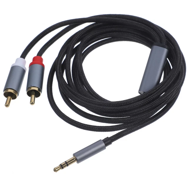 MEDIA PLAYER CABLE VCR Wire Audio Adapter Cell Phone Tablet £6.55 ...