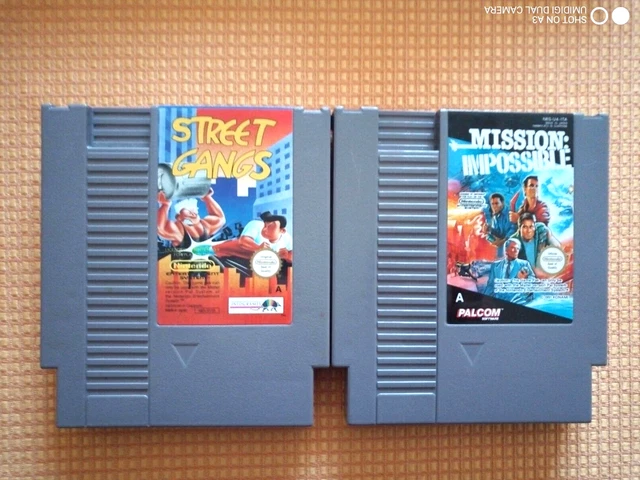 LOTTO NINTENDO NES pal A - street gangs + mission impossible EUR 75,00 ...