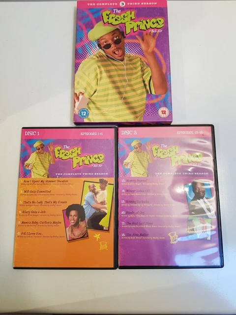 THE FRESH PRINCE Of Bel-Air The Complete 3rd Season DVD Box Set ...