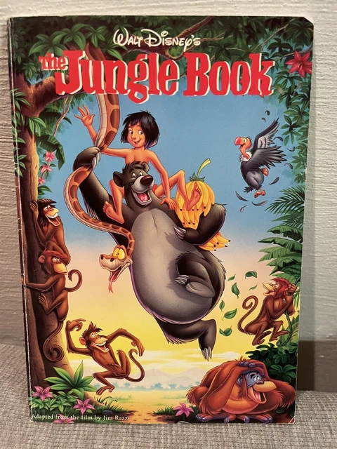 WALT DISNEY'S THE Jungle Book 1992 book Adapted from the film by Jim ...