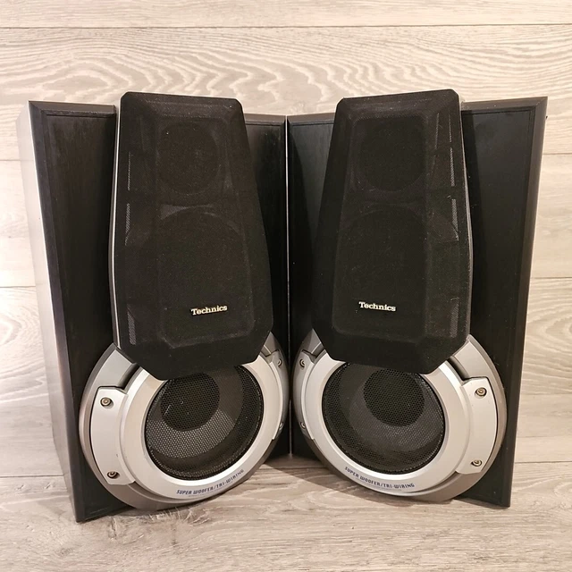 Technics Sb Eh760 3 Way Tri Wire 120 Watt Black Speakers Speaker Cables £7995 Picclick Uk