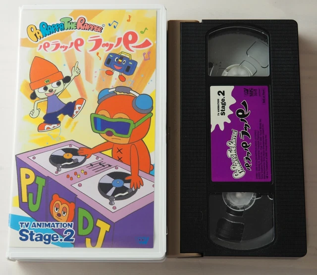 RARE PARAPPA THE Rapper VHS Vol2 anime japonais VHS PS Playstation EUR ...
